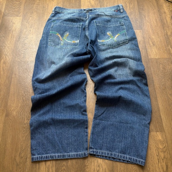 5Ive Jungle | Jeans | Vintage Y2k 5ive Jungle Co Dark Wash Embroidered ...